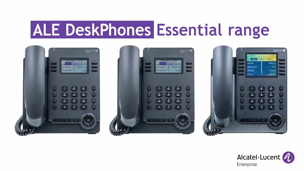 ALE Desk Phones Essential range – Merkez Bilişim